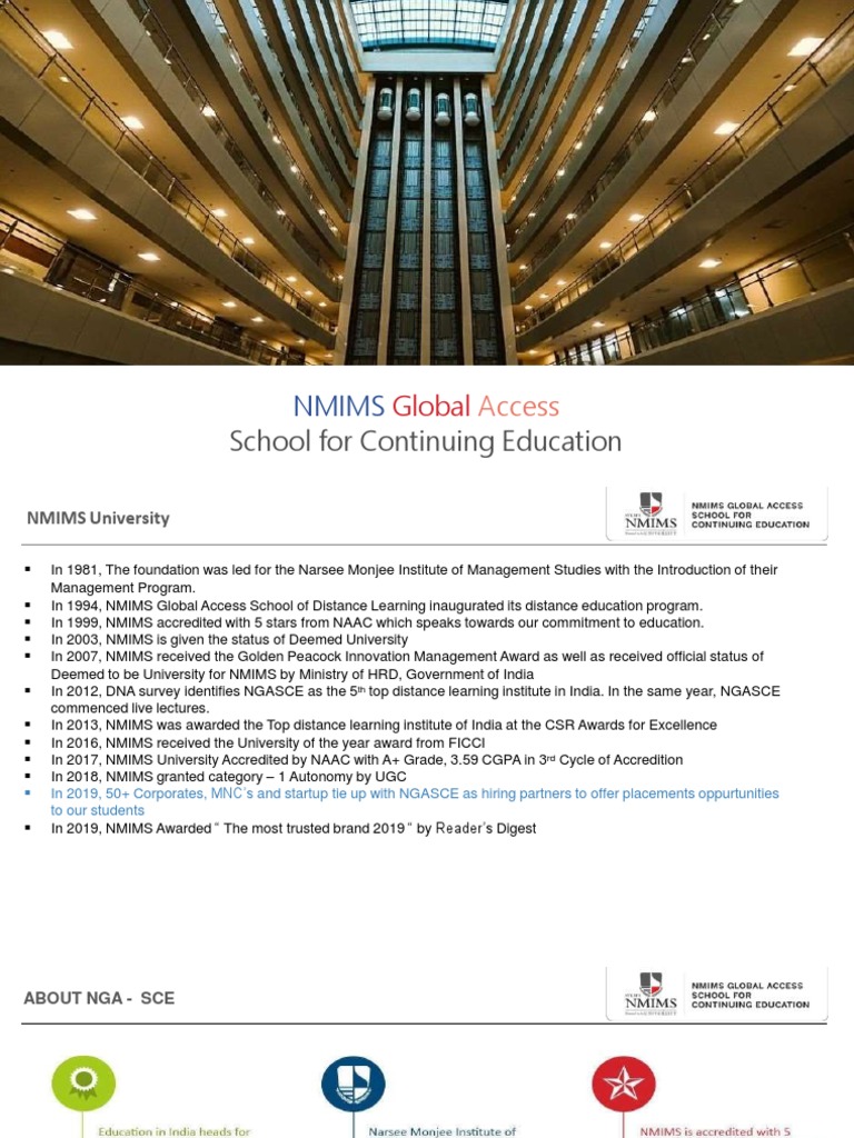 NMIMS Masters 2023 PDF | PDF