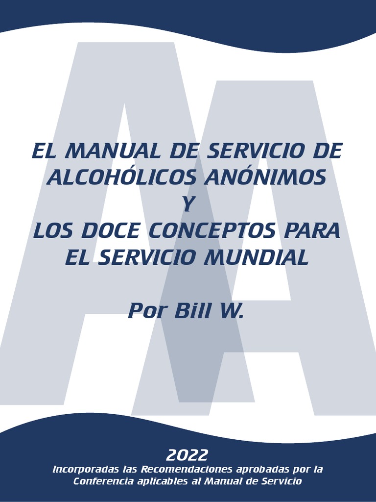 Manual de Servicio Media Carta | PDF | alcoholicos anonimos