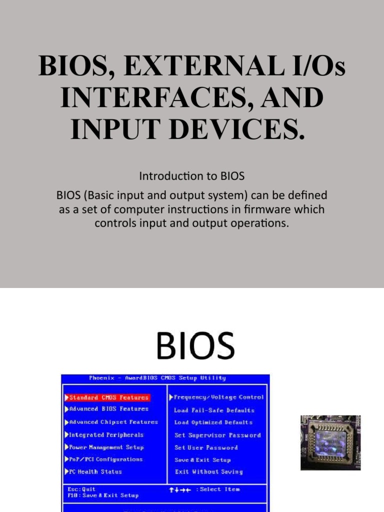 GROUP 3 - BIOS, Input Devices | Download Free PDF | Bios | Computer Keyboard