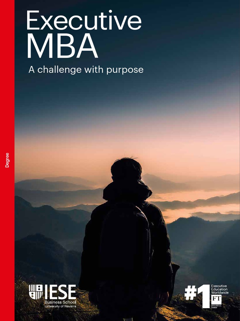 IESE Executive MBA Brochure | PDF | Entrepreneurship | Master Of ...