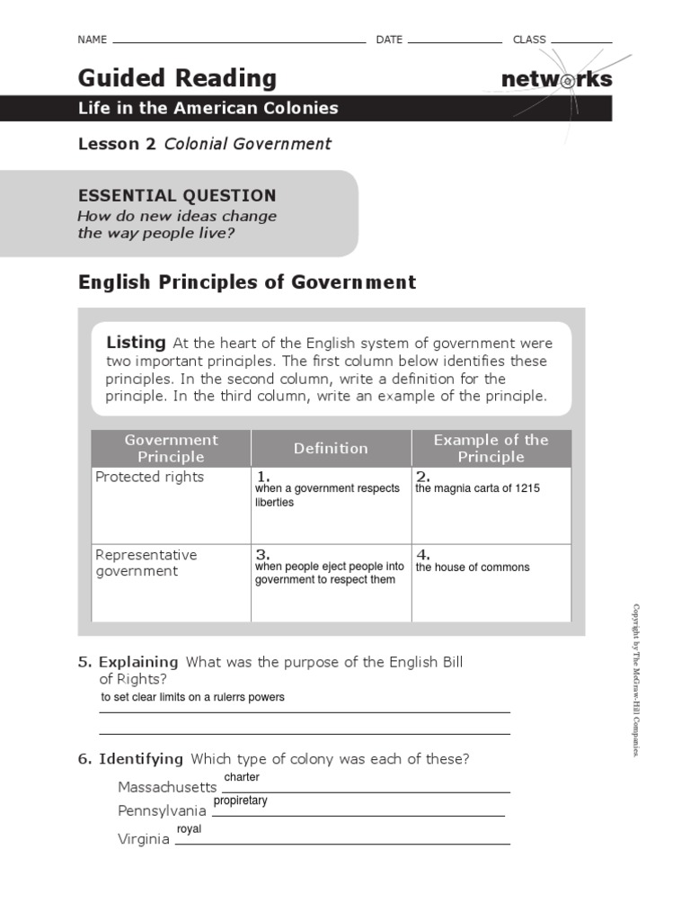 4-2 Worksheet Textbook | PDF | Mercantilism | Economies