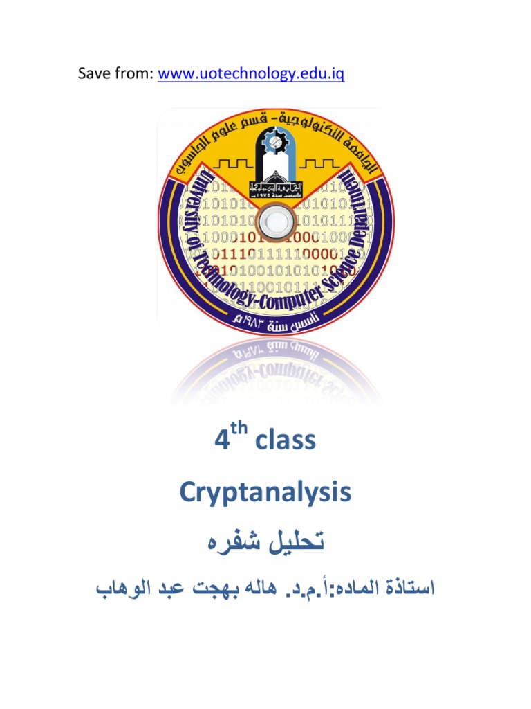 4 Cry Pa | PDF | Cryptanalysis | Cipher