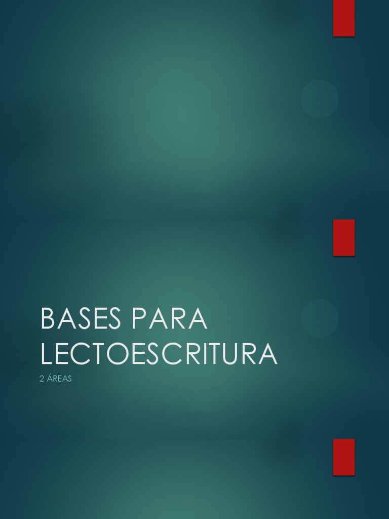 Bases Lectopdf | PDF | Mano | Percepción