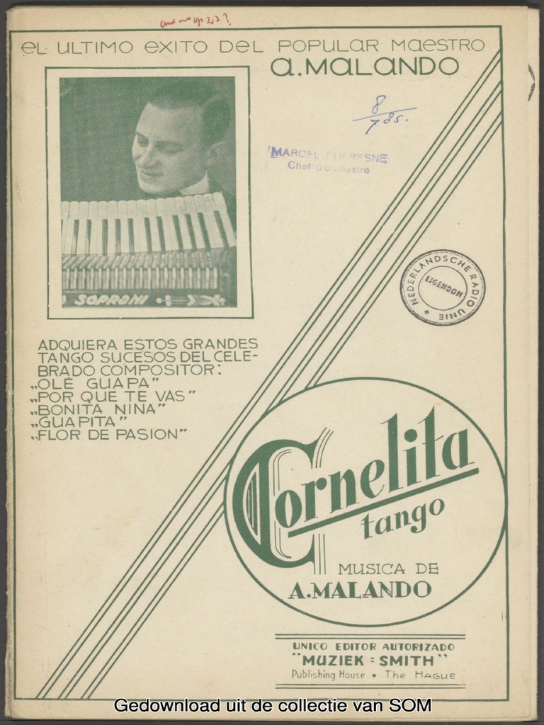 A. Malando Cornelita - Tango - Orchestration 1941 Po | PDF