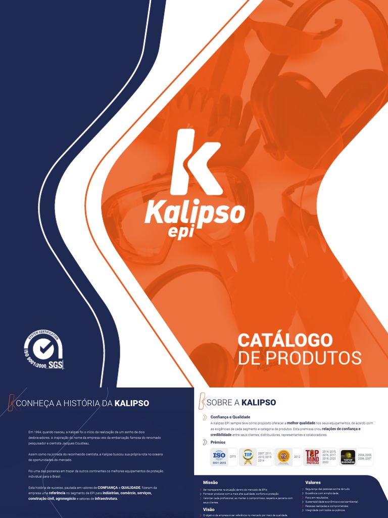 Catálogo Kalipso | PDF | Qualidade (negócios) | Cor
