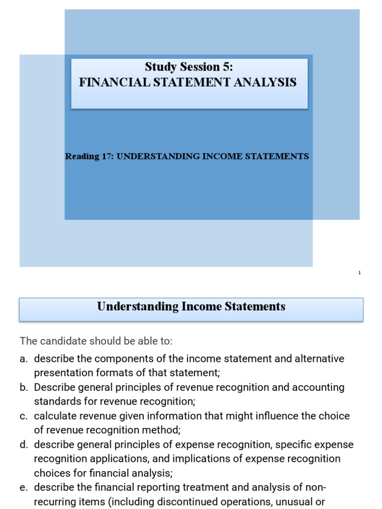R17 - Understanding Income Statements - 2022 | PDF | Earnings Per Share ...