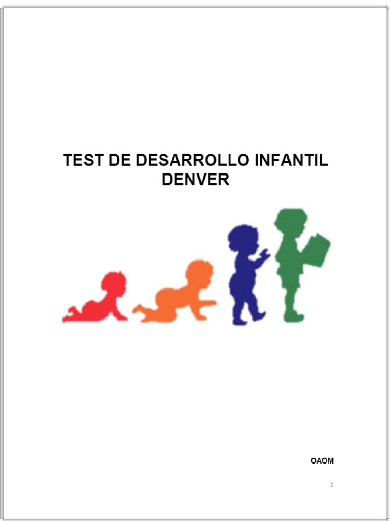 TEST DE DESARROLLO INFANTIL DENVER - PDF Descargar Libre | PDF