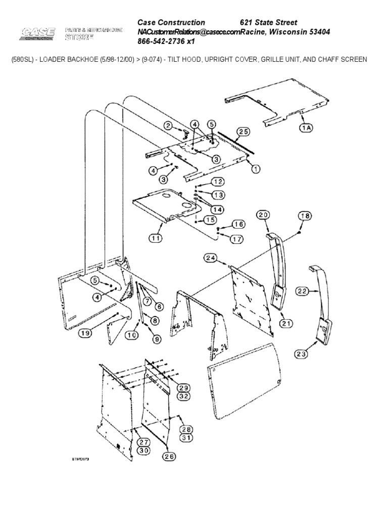 Tilt Hood, Upright Cover, Grille Unit, and Chaff Screen | PDF | Screw ...