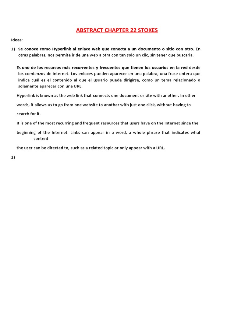 Abstract Chapter 22 Stokes | PDF | Informática