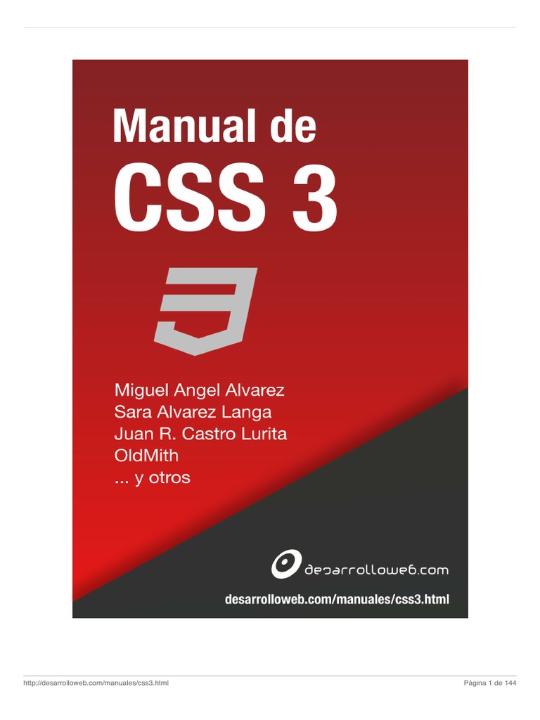 Manual de Css 3 | PDF | HTML | Página web