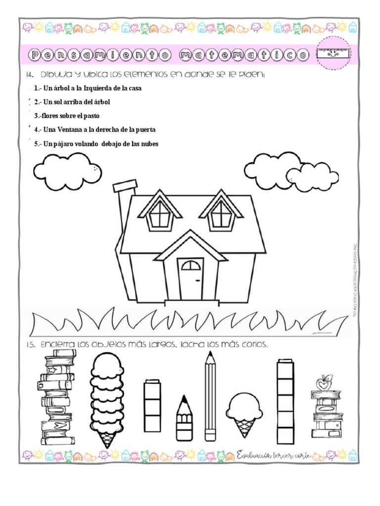 Hoja de Diagnostico Pensamiento Matematico - 042921 | PDF