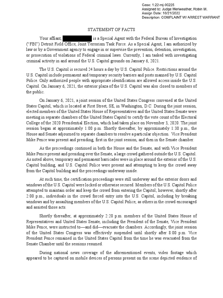 Kuecken and Smith - Statement of Facts Redacted | PDF | United States ...