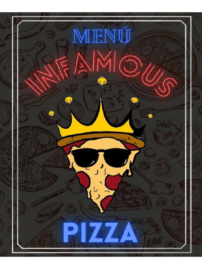 Menu Infamous Pizza 2022 | PDF