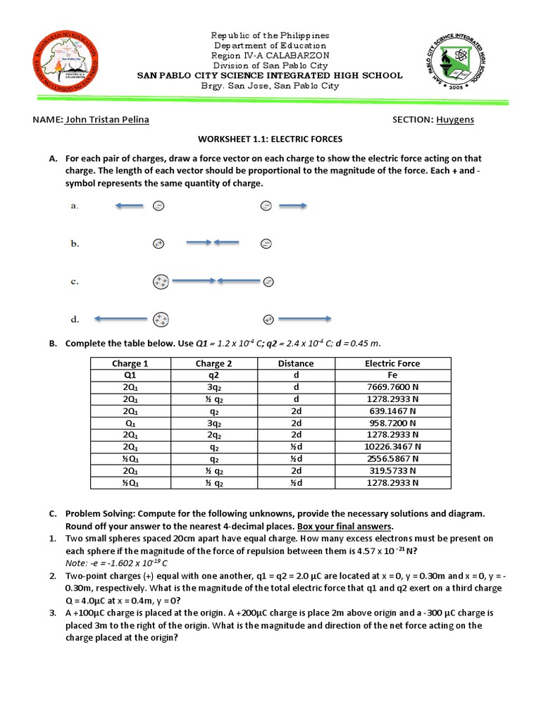 WS1 GP2 Q3 Pelina JT | Download Free PDF | Force | Euclidean Vector
