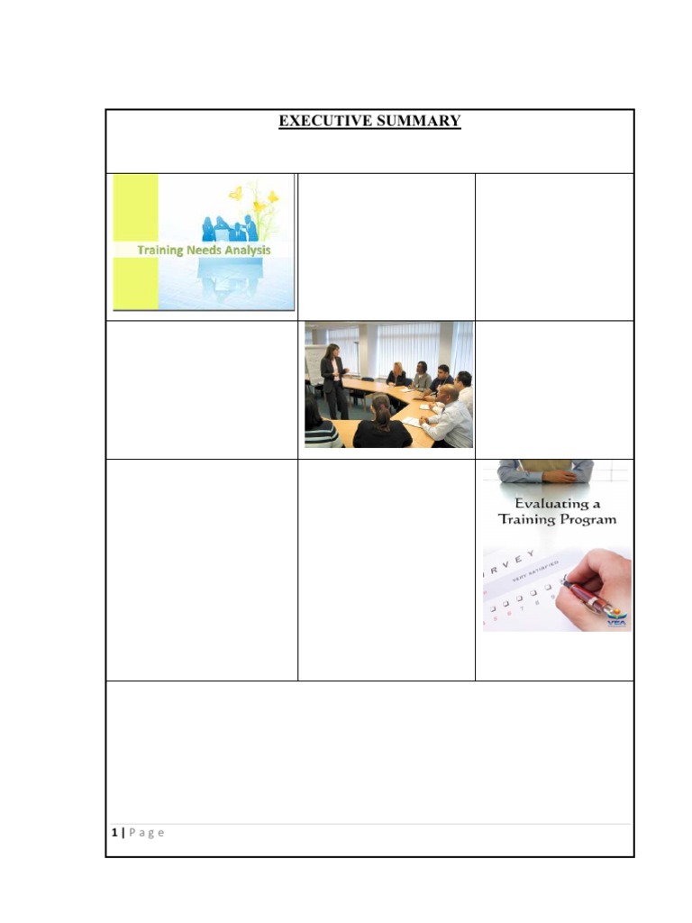 Training and Development Project | PDF | Human Resource Management ...