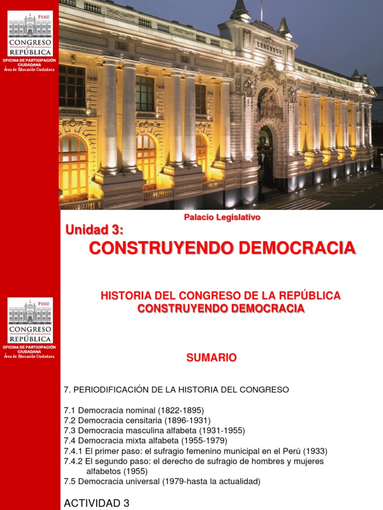 Construyendo Democracia 3 Pdf Elecciones Democracia