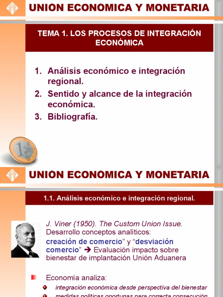 Procesos Integracion | PDF | Integración económica | Política comercial