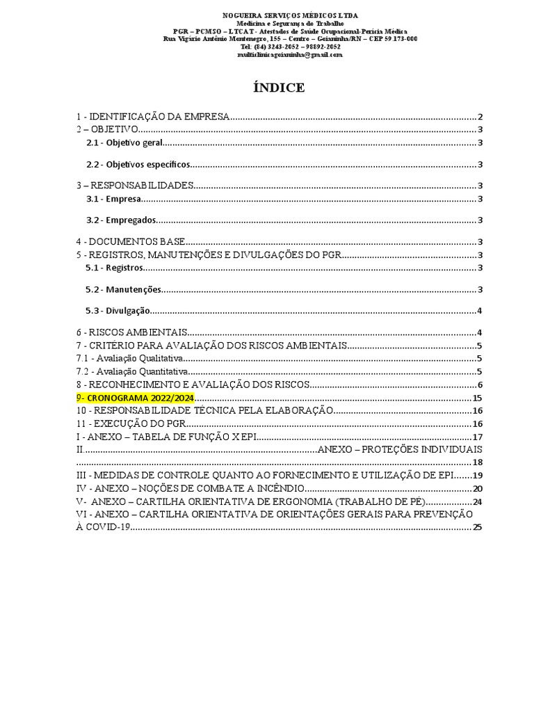 PGR Recan | PDF | Química | Ambiente natural