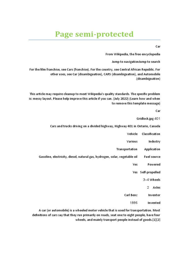 Page Semi | PDF | Car | Vehicle Technology