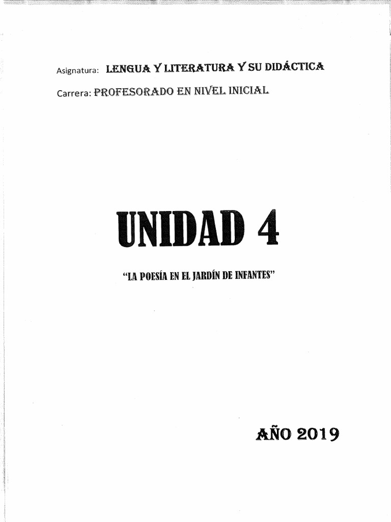 Unidad 4 | PDF