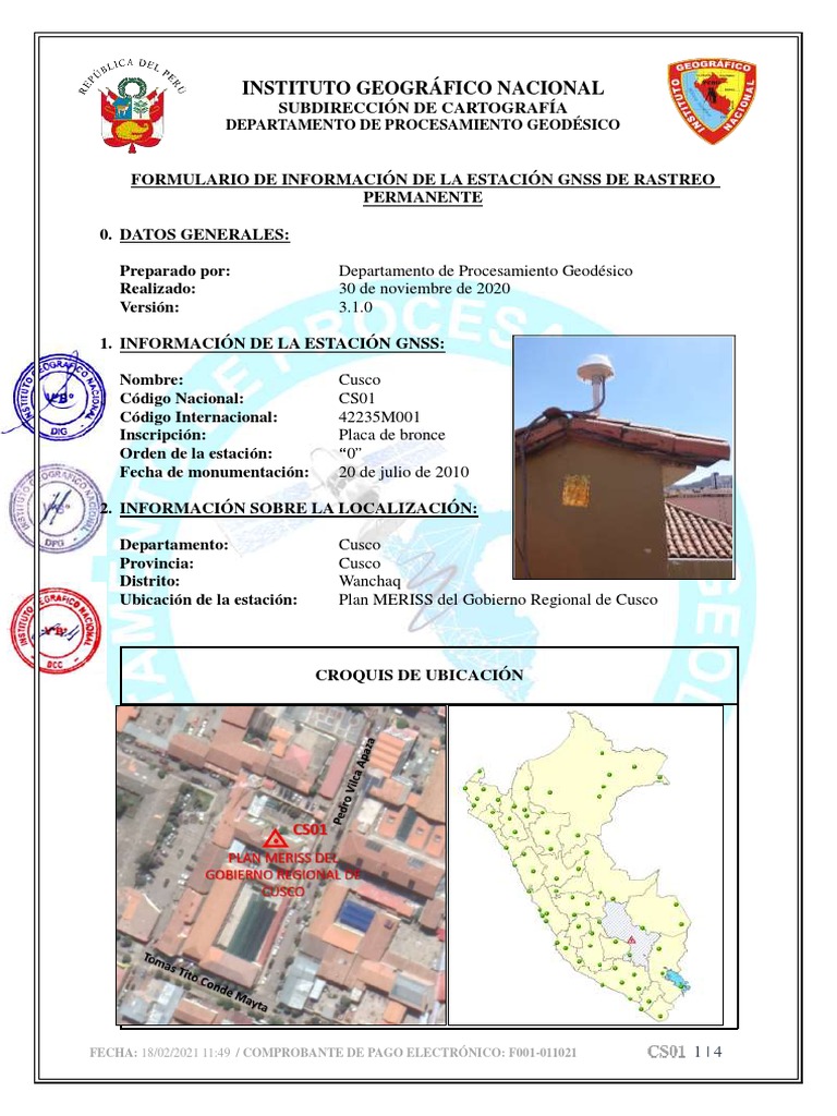 Ficha de La IGN Acrtualizada | PDF | Cartografía | Geodesia