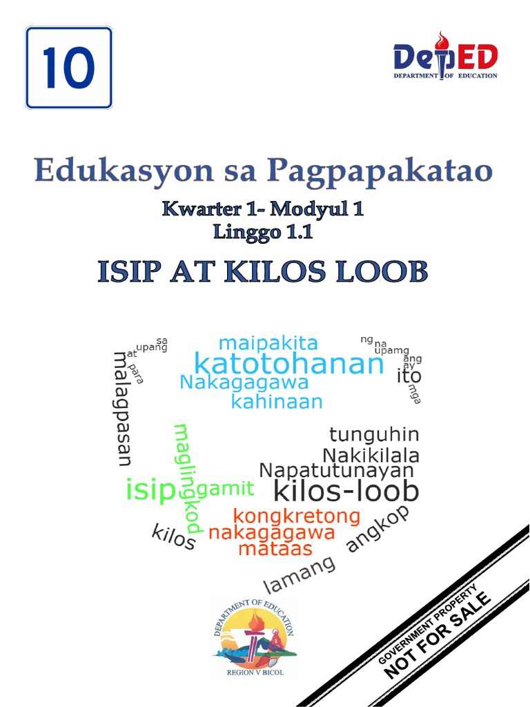 EsP 10 Modyul 1 MELC 1.1 | PDF