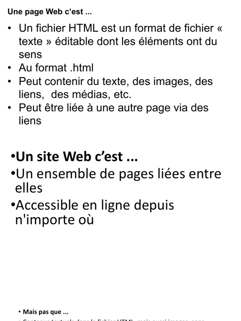 Cours HTML | PDF | Html | Internet