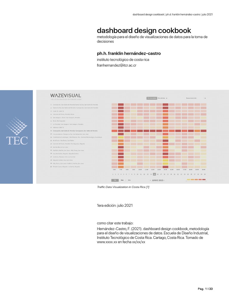 REA Dashboard Design Cookbook | PDF | Archivo de computadora | Bases de ...