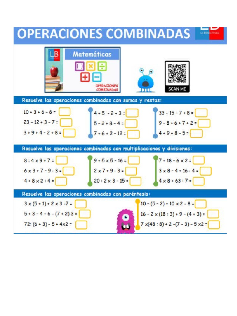 Operaciones Combinadas | PDF