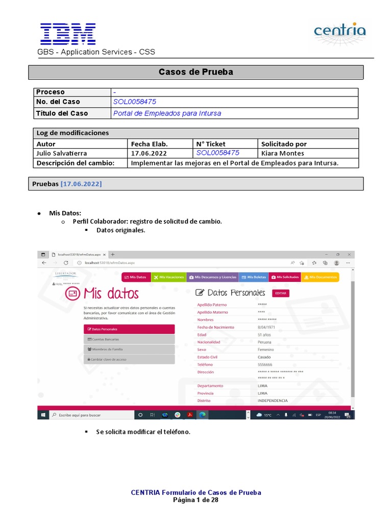Pruebas Unitarias - SOL0058475 | PDF | Ciencias de la Computación | Gestión de tecnología de la ...