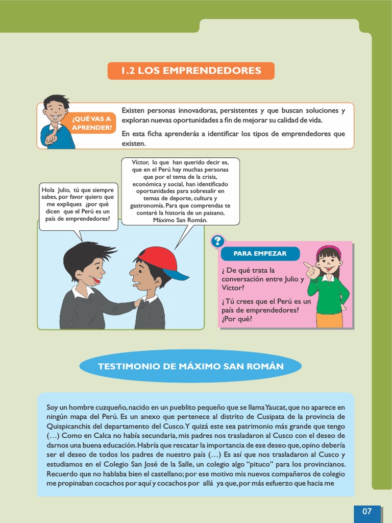 Historia de Máximo San Román, Emprendedor | PDF | Iniciativa empresarial