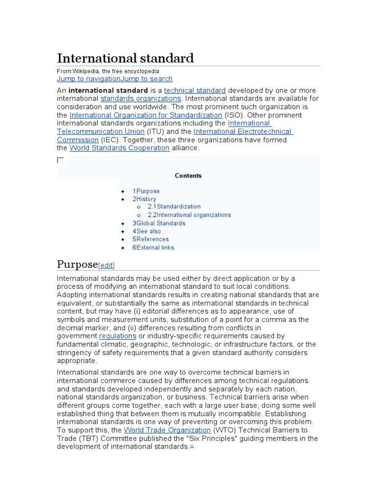International Standard | PDF | International Standard | Standardization