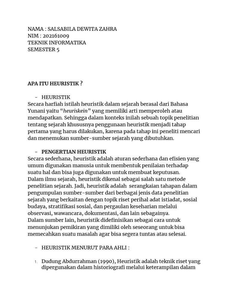 Heuristik | PDF