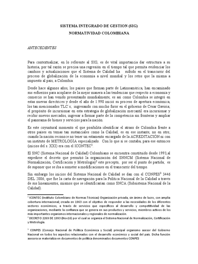 Sistema Integrado De Gestion Pdf