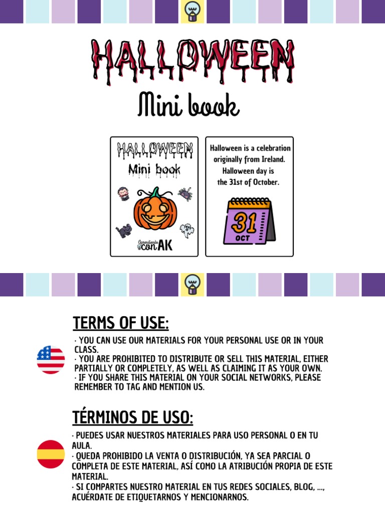 Halloween Mini Book | PDF | Halloween | Trick Or Treating
