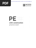 PE Civil - Structural Practice Exam | PDF | Beam (Structure) | Deep ...