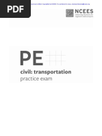 PE Civil Water Resources and Environmental Practice Exam - Sample | PDF ...