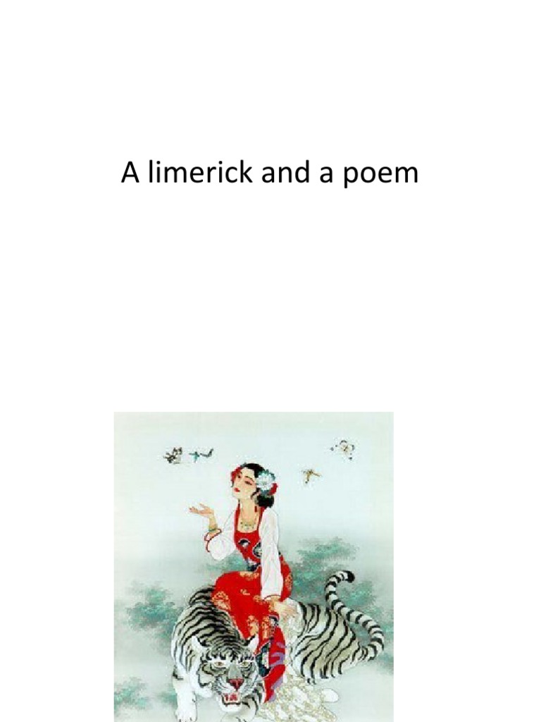 Animals Limericks and Chants | PDF