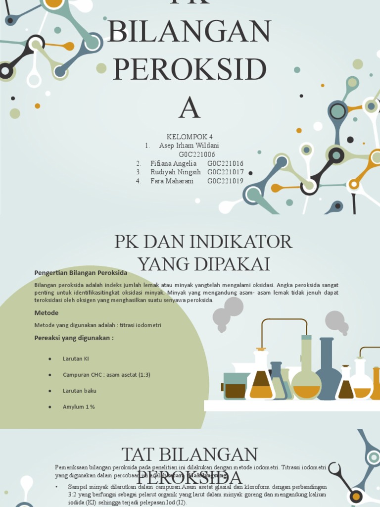 PK BILANGAN PEROKSIDA Kel 4-1 | PDF