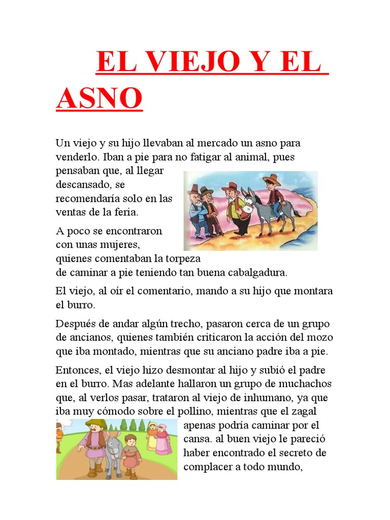 El Viejo y El Asno | PDF