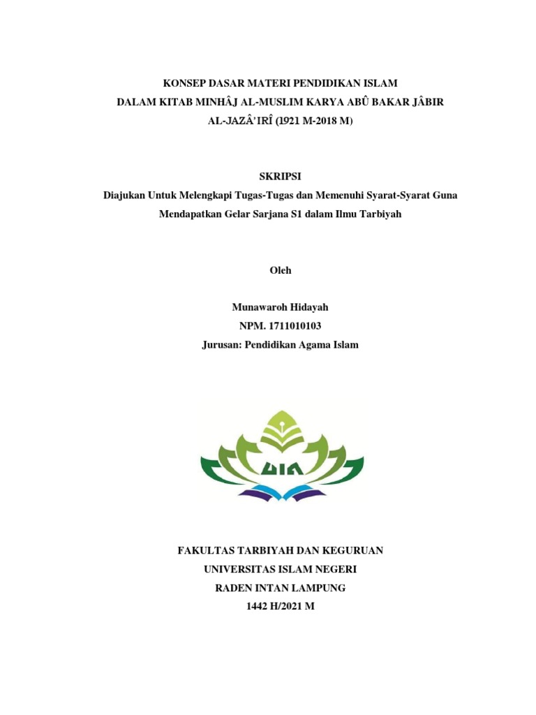 Cover Bab 1 - 2 Dapus | PDF