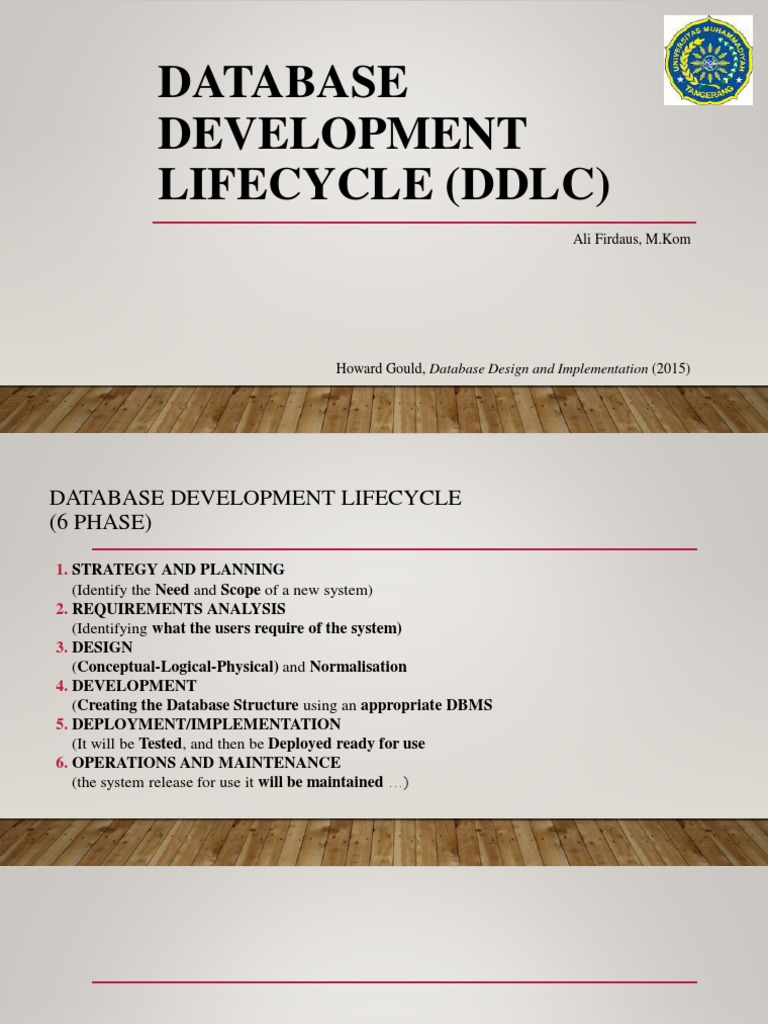 01a-Database Development Lifecycle (DDLC) | PDF | Komputer
