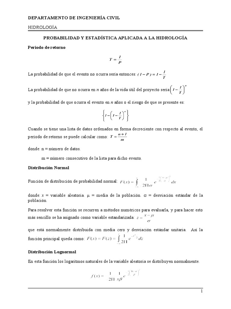 Formulas FDproba | PDF | Distribución normal | Desviación Estándar