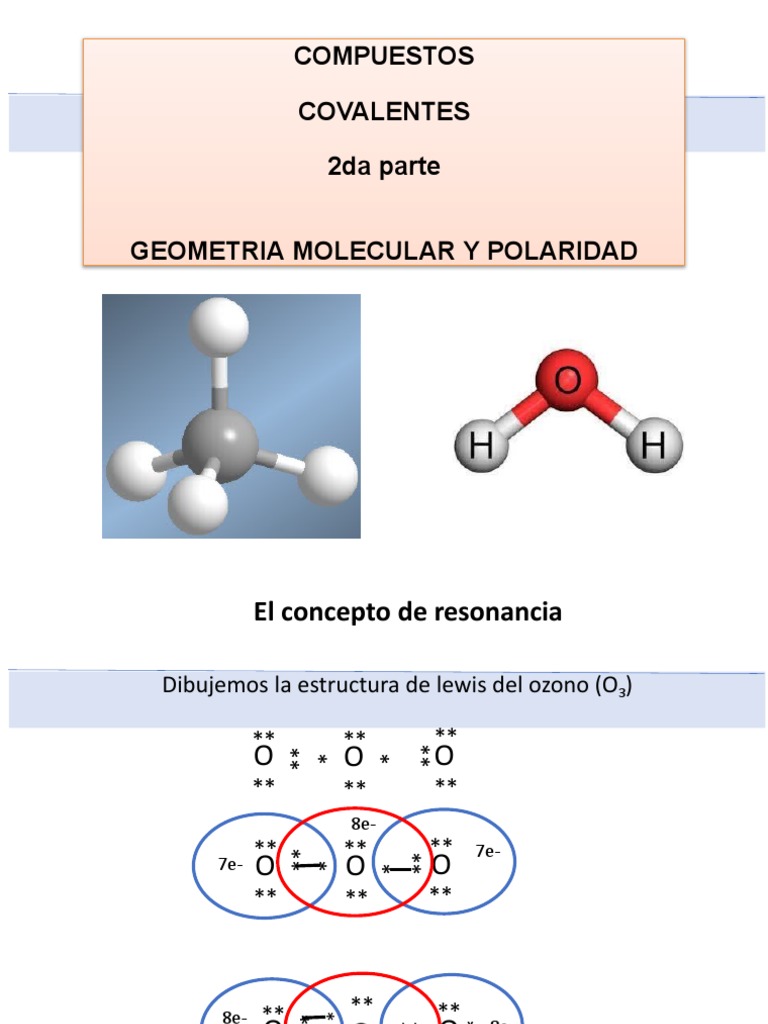 Geometria Molecular y Polaridad | PDF | Polaridad química | Enlace químico