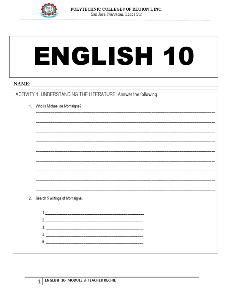 English 2 Module | PDF | Career & Growth | Finance & Money Management
