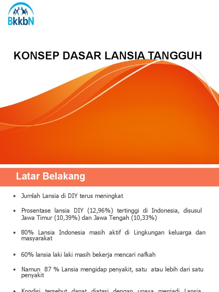 Lansia Tangguh: Konsep dan Strategi | PDF