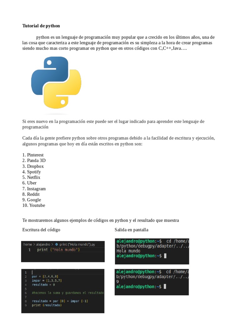 LPC Tarea # 4 v.29929880 | PDF | Python (lenguaje de programación) | Lenguaje de programación