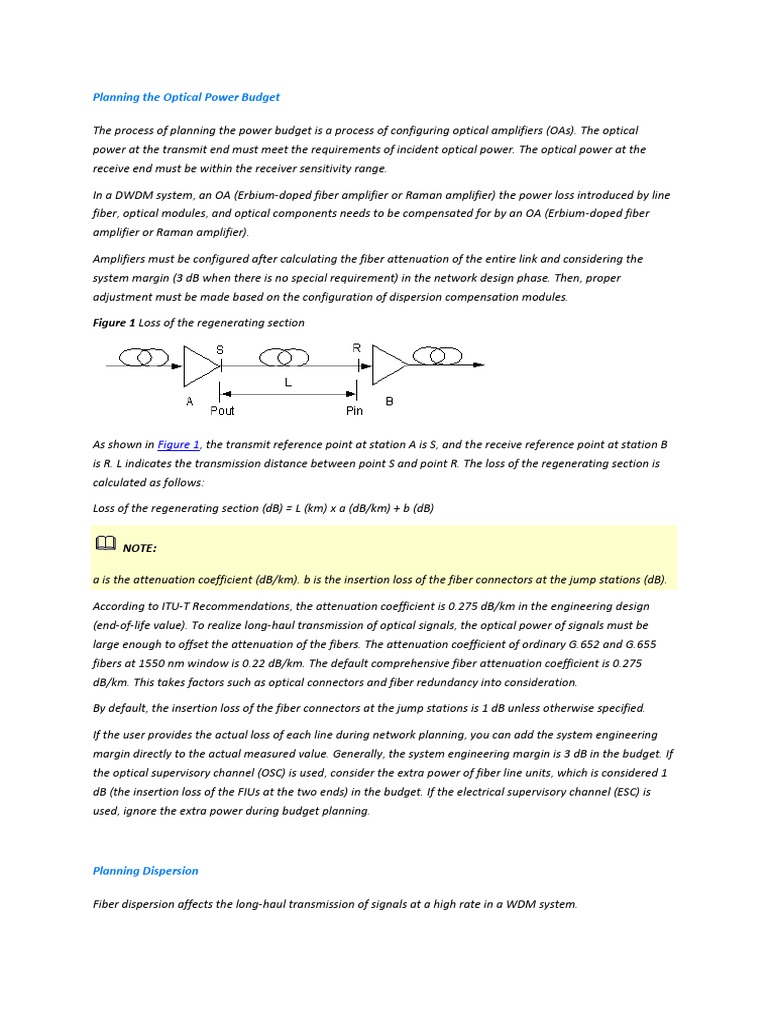 Planning The ONS 6800 | PDF | Computer Network | Optical Fiber