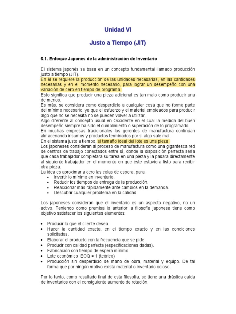 4.-Preguntas de JIT | PDF