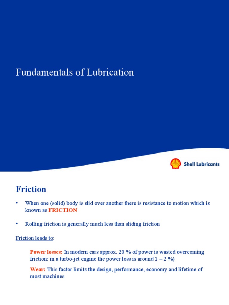 01 - Basic Module - Fundamentals of Lubrication - Filter | PDF ...